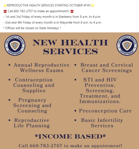 Home - Tri County Health Department